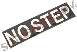 Aufkleber NO STEP